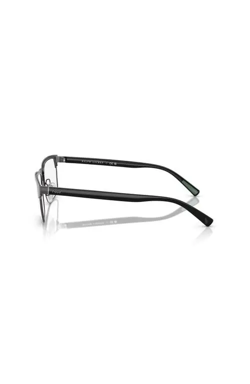 Polo Ralph Lauren 55mm Rectangle Optical Glasses - Grey