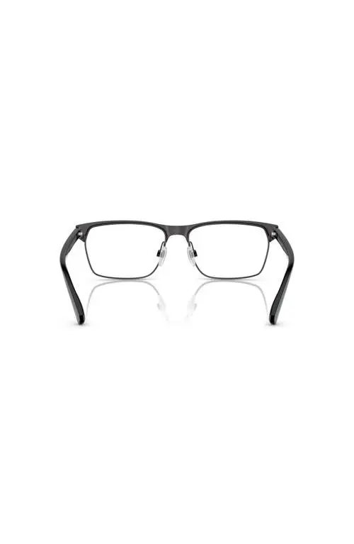 Polo Ralph Lauren 55mm Rectangle Optical Glasses - Grey