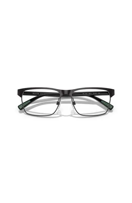 Polo Ralph Lauren 55mm Rectangle Optical Glasses - Grey