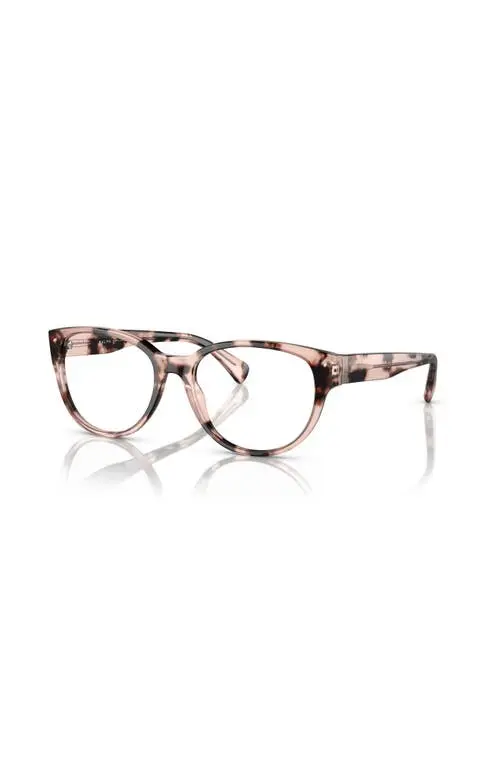 Ralph Lauren 52mm Oval Full Rim Optical Glasses - Pink