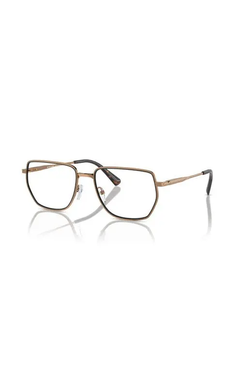 Michael Kors 56mm Irregular Eyeglasses - Gold