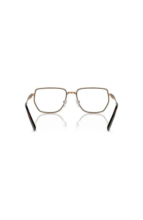 Michael Kors 56mm Irregular Eyeglasses - Gold