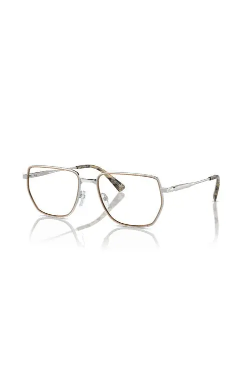 Michael Kors Irregular Full Rim Eyeglasses - Silver