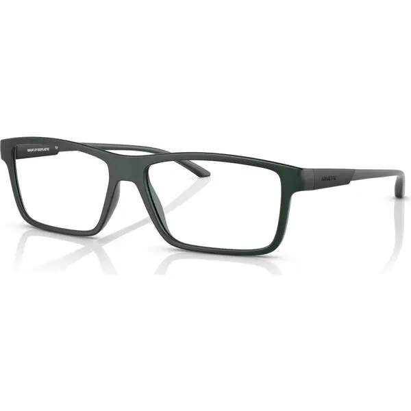 ARNETTE 56mm Rectangle Full Rim Eyeglasses - Green
