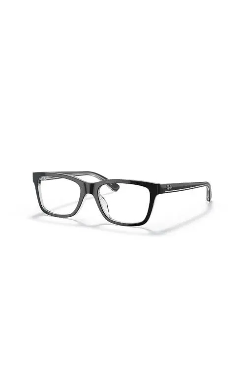 Ray-ban 48mm Square Optical Glasses - Black