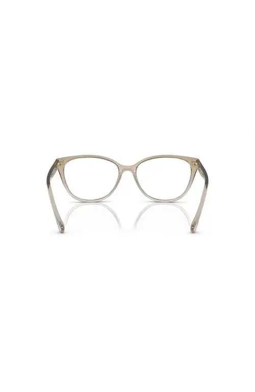 Ralph Lauren 53mm Cat Eye Optical Glasses - Brown