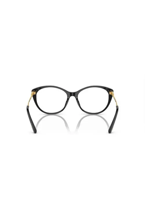 Ralph Lauren 53mm Cat Eye Optical Glasses - Black