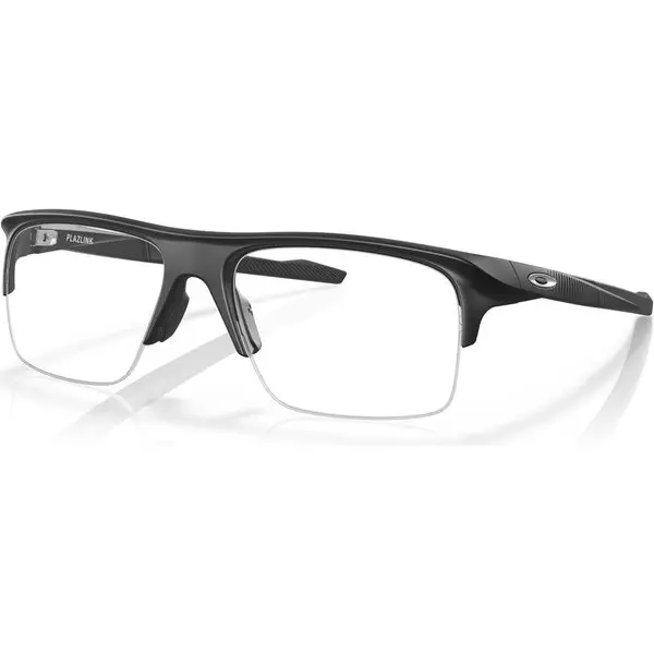 Oakley 56mm Rectangle Optical Glasses - Black