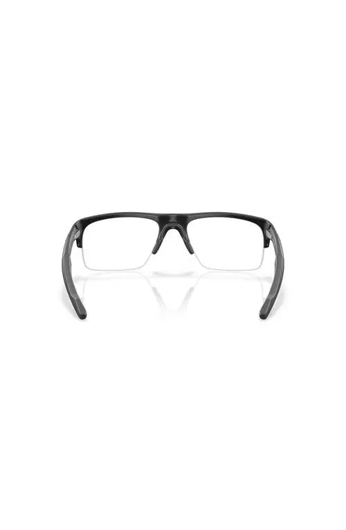 Oakley 56mm Rectangle Optical Glasses - Black