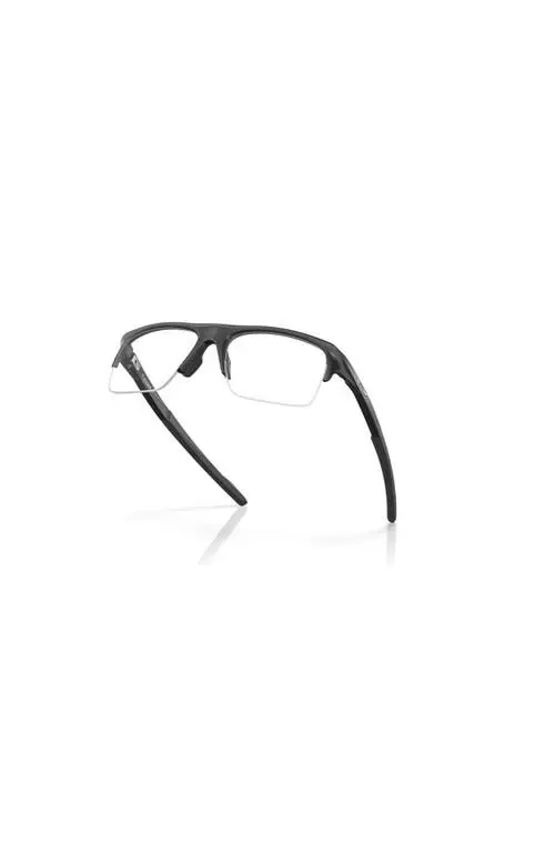 Oakley 56mm Rectangle Optical Glasses - Black