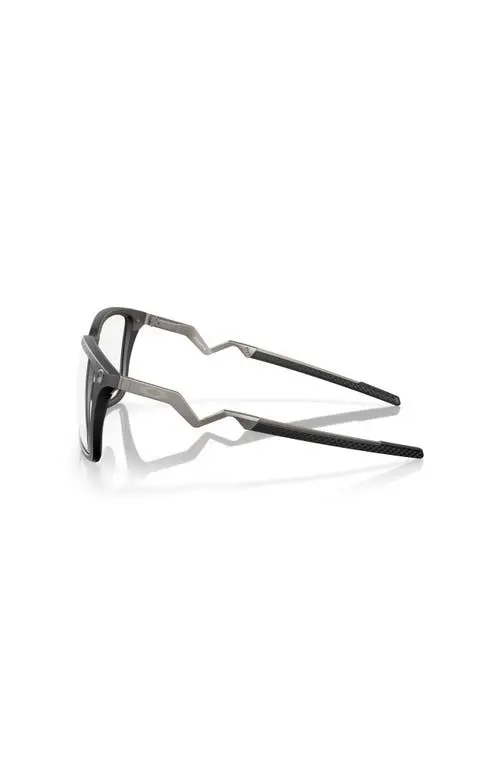 Oakley Titanium Rectangle Full Rim Eyeglasses - Black