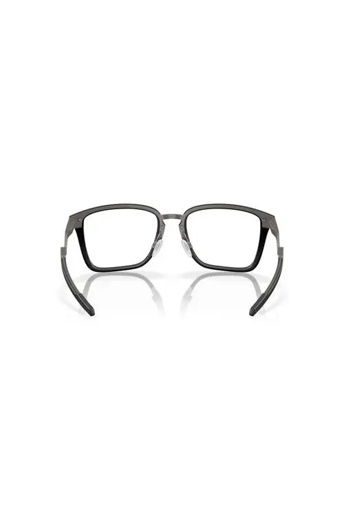 Oakley Titanium Rectangle Full Rim Eyeglasses - Black