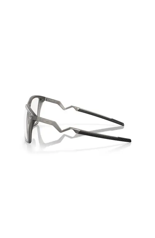 Oakley Titanium Rectangle Full Rim Eyeglasses - Grey