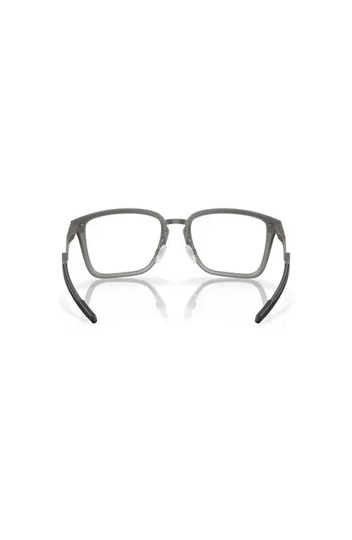 Oakley Titanium Rectangle Full Rim Eyeglasses - Grey