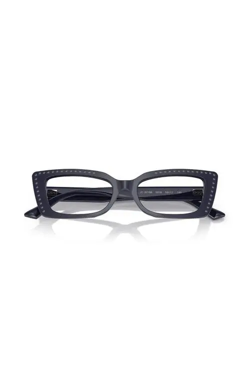 JIMMY CHOO Cat Eye Eyeglasses - Blue