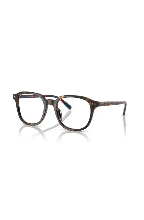 Ralph Lauren 52mm Round Optical Glasses - Tortoise