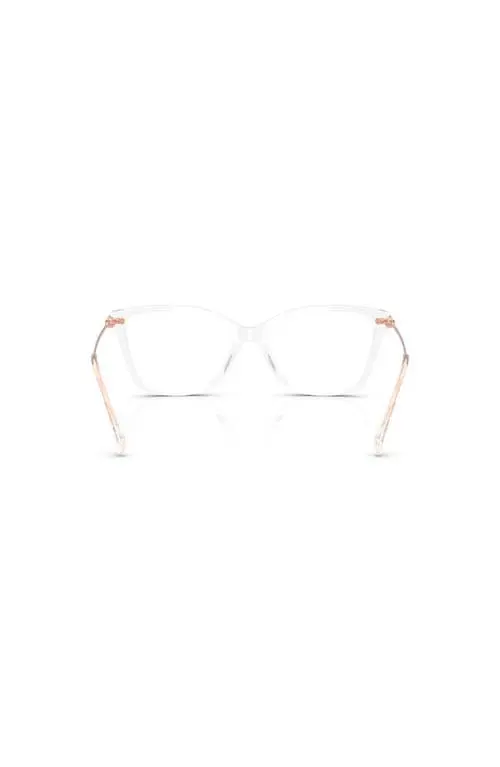 Michael Kors Square Acetate Eyeglasses - Transparent