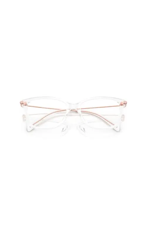 Michael Kors Square Acetate Eyeglasses - Transparent