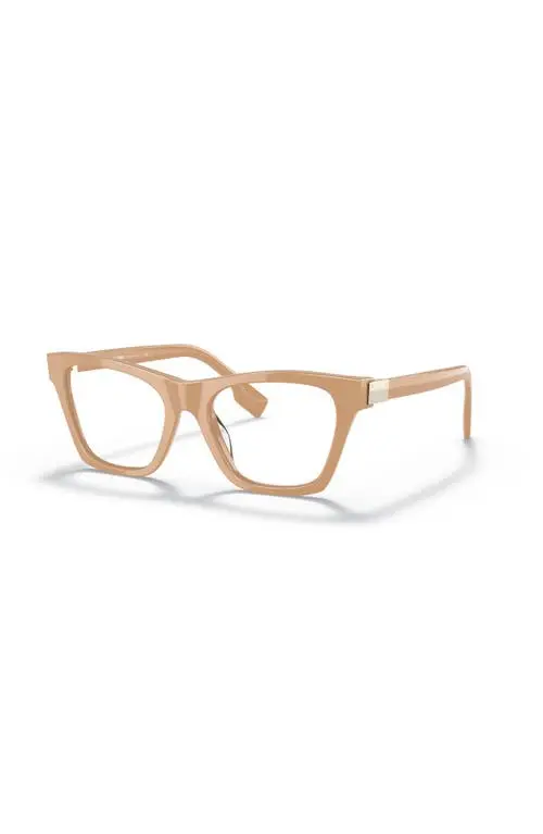 Burberry 50mm Square Optical Glasses - Beige