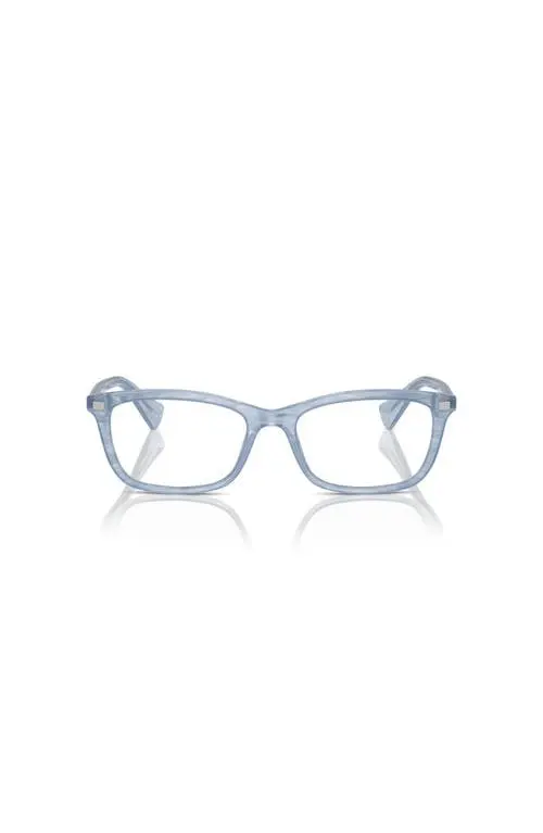 Ralph Lauren 51mm Rectangle Full Rim Eyeglasses - Blue