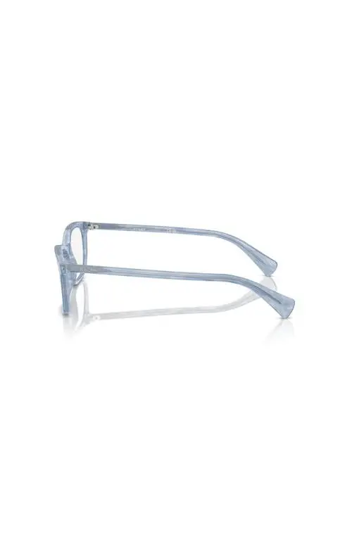 Ralph Lauren 51mm Rectangle Optical Glasses - Blue
