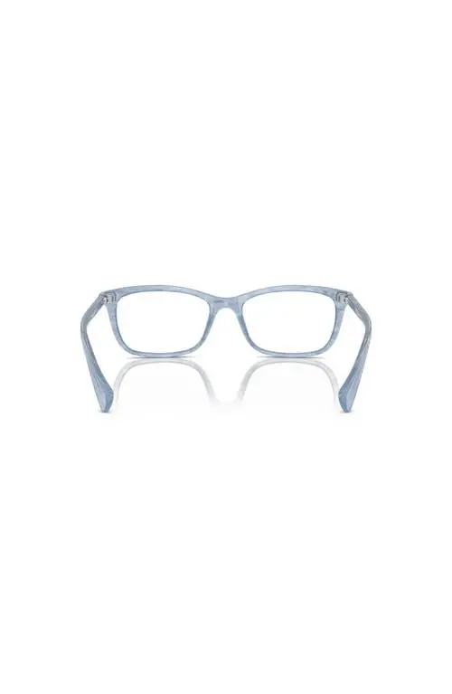 Ralph Lauren 51mm Rectangle Optical Glasses - Blue