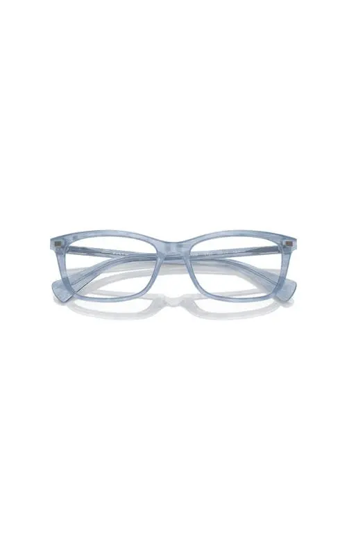 Ralph Lauren 51mm Rectangle Optical Glasses - Blue