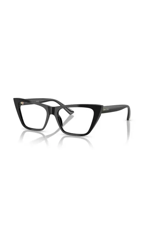 JIMMY CHOO 54mm Cat Eye Eyeglasses - Black
