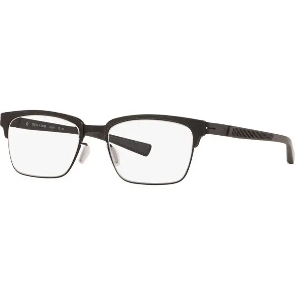 COSTA 52mm Rectangle Eyeglasses - Black