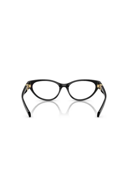 Versace Cat Eye Optical Glasses - Black