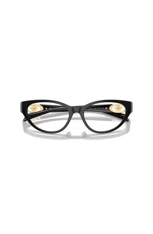 Versace Cat Eye Optical Glasses - Black