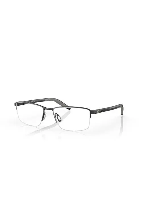COSTA 57mm Rectangle Eyeglasses - Black
