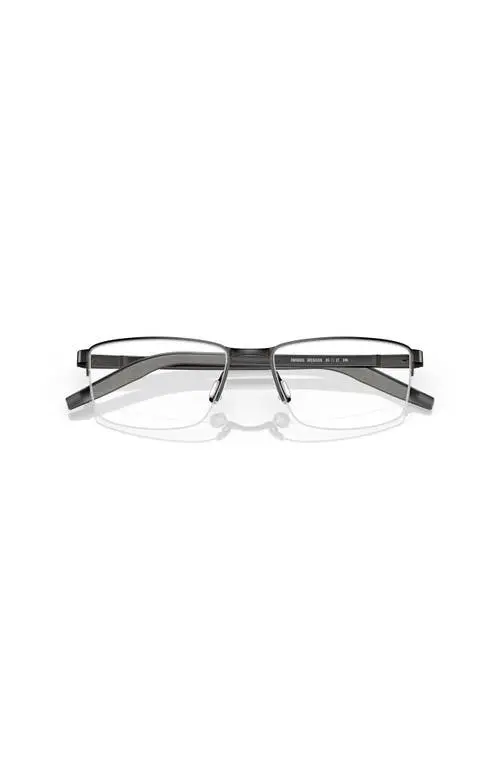 COSTA 57mm Rectangle Eyeglasses - Black