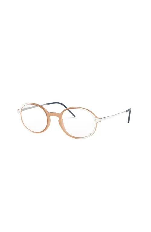 Ray-ban 52mm Oval Eyeglasses - Pink