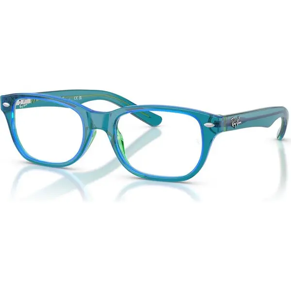 Ray-ban 46mm Square Optical Glasses - Blue/green