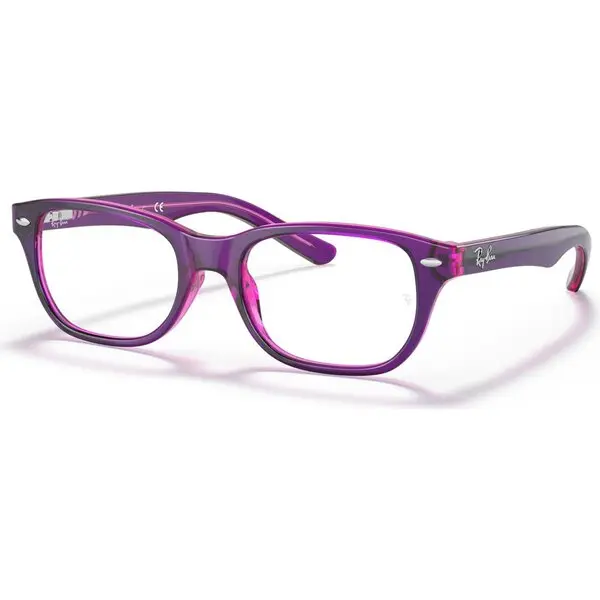 Ray-ban 46mm Square Optical Glasses - Violet