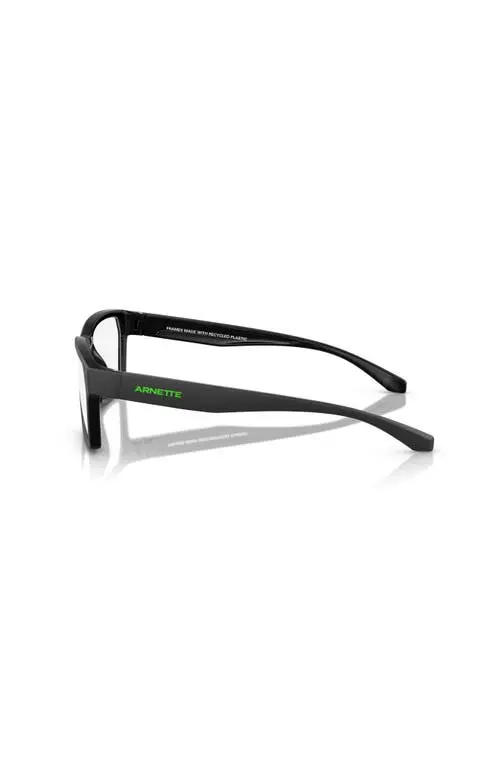 ARNETTE 53mm Rectangle Eyeglasses - Black