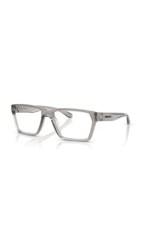 ARNETTE 53mm Rectangle Full Rim Eyeglasses - Grey