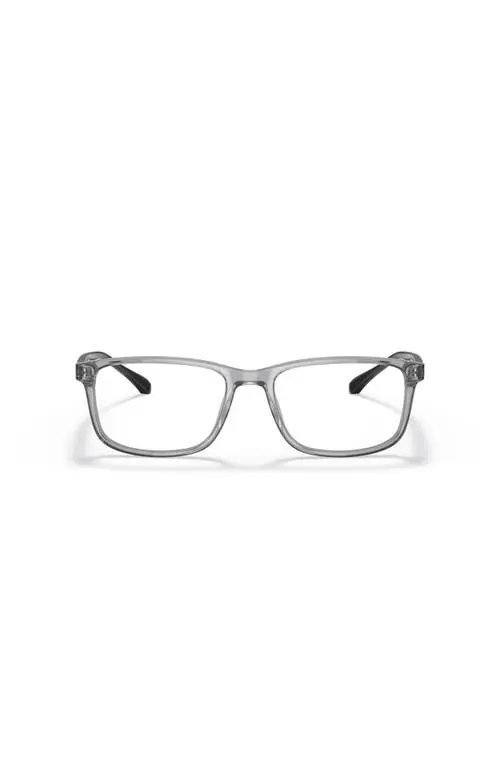 Emporio Armani Rectangle Eyeglasses - Grey