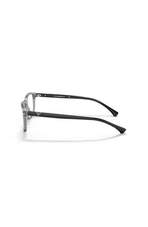 Emporio Armani Rectangle Eyeglasses - Grey