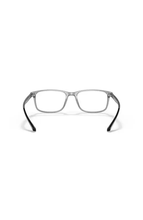 Emporio Armani Rectangle Eyeglasses - Grey