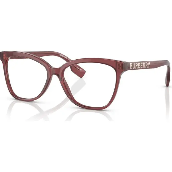 Burberry 54mm Cat Eye Optical Glasses - Red