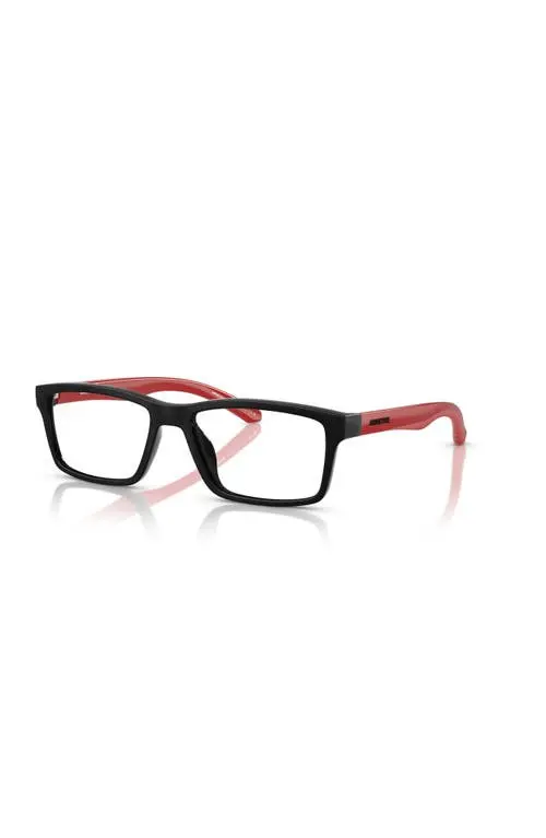 ARNETTE 54mm Rectangle Full Rim Eyeglasses - Black