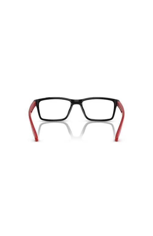 ARNETTE 54mm Rectangle Full Rim Eyeglasses - Black