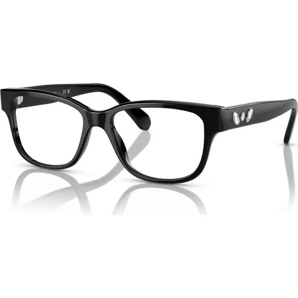 SWAROVSKI 54mm Rectangle Optical Glasses - Black