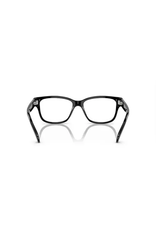 SWAROVSKI Rectangle Eyeglasses - Black