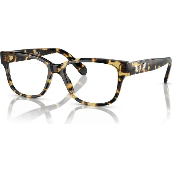 SWAROVSKI 54mm Rectangle Optical Glasses - Brown