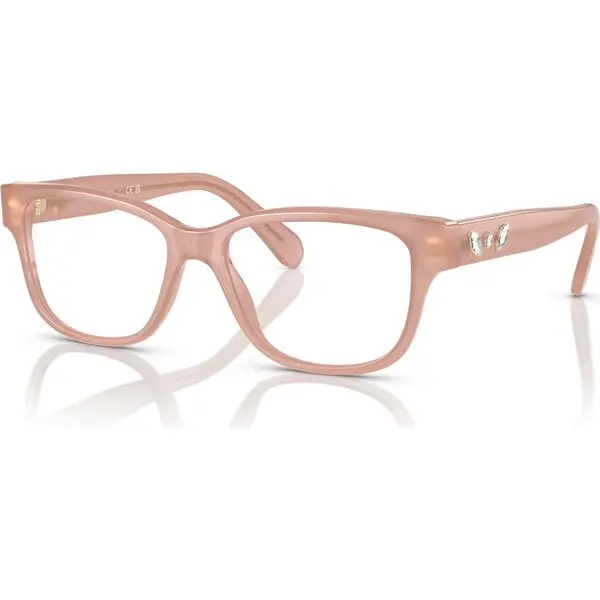 SWAROVSKI 54mm Rectangle Optical Glasses - Pink
