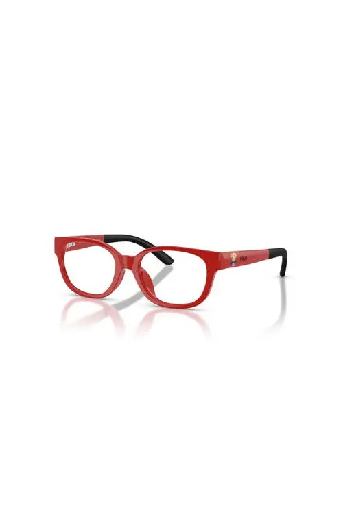 Polo Ralph Lauren Rectangle Full Rim Optical Glasses - Red