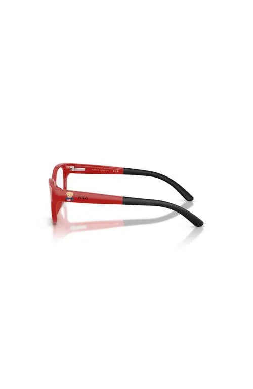 Polo Ralph Lauren Rectangle Full Rim Optical Glasses - Red
